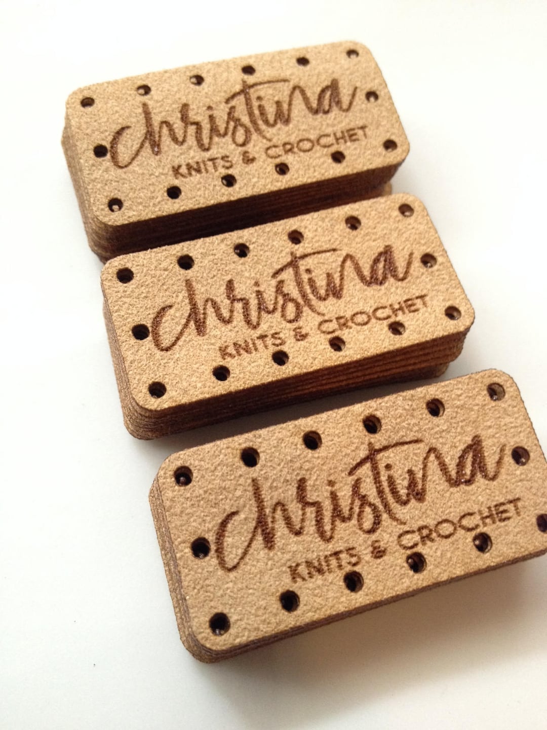 Custom Tag, Ultra Suede, Tag, Fabric Custom Tag, Personalized, Suede ...