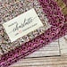 Colour Large Blanket Tag, Label for Blanket, Wedding Gift, Couple Name ...