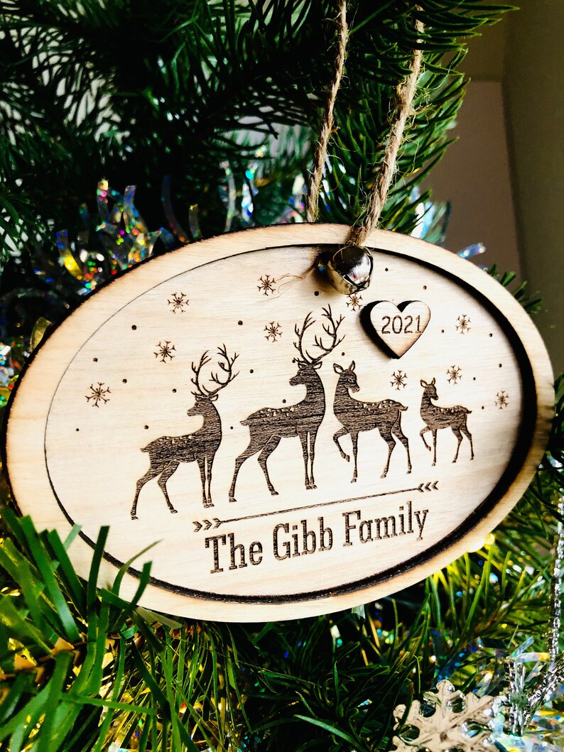 Personalized Christmas Ornament Engraved Christmas Ornament | Etsy