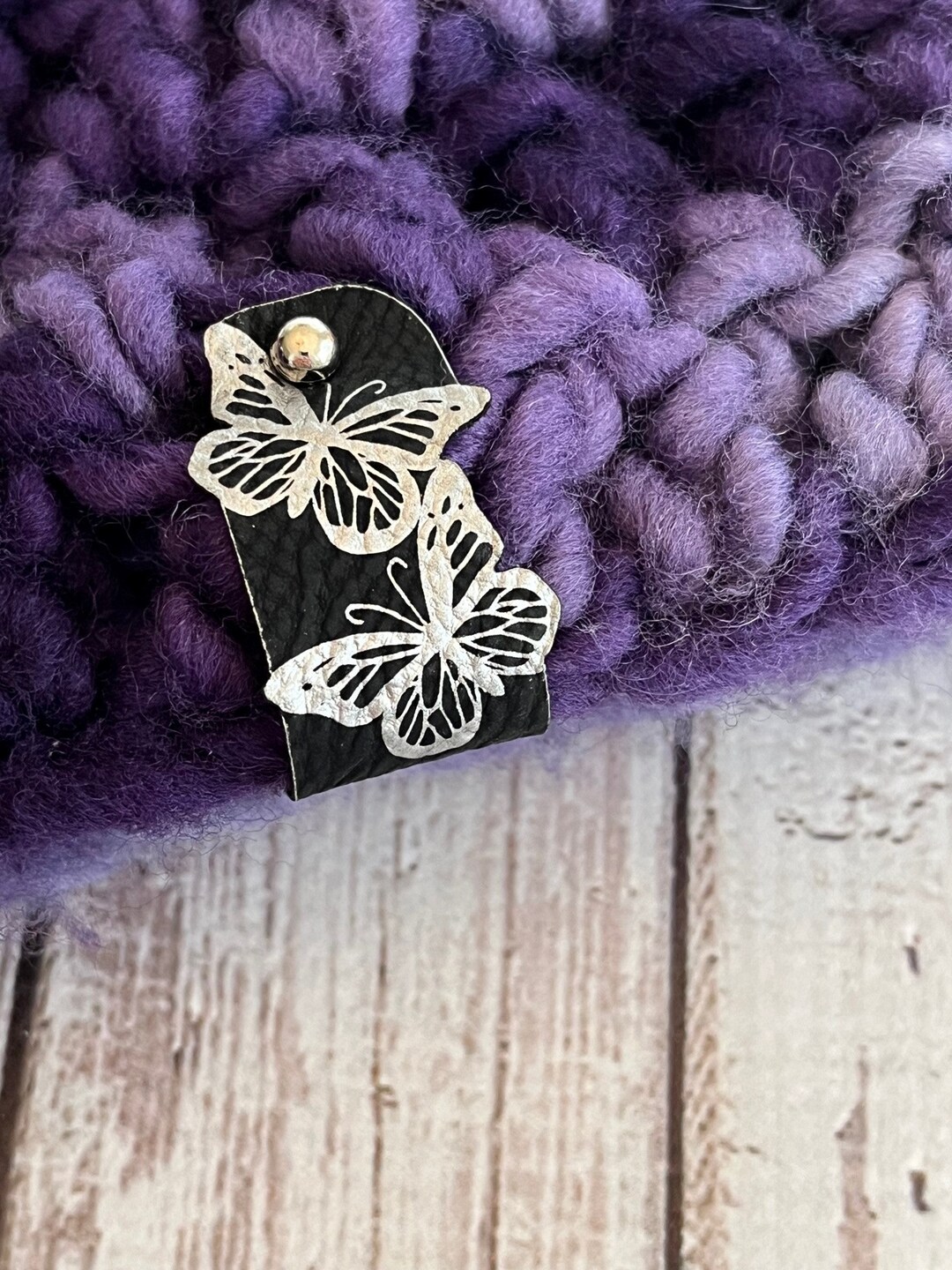 Butterfly Tags, Rivet Tags, No Sew Tags, Custom, Faux Leather, Custom ...