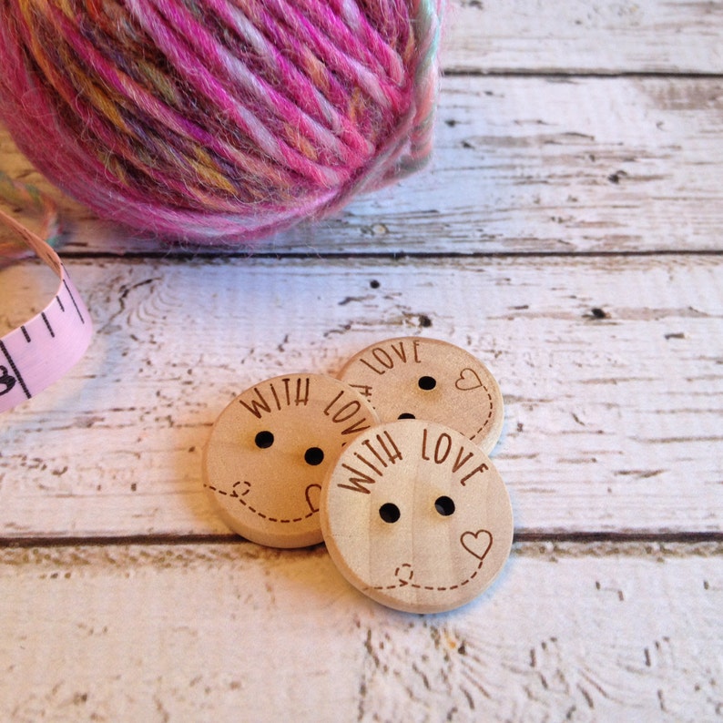 Custom Button Design Personalized Wood Button Engraved - Etsy Canada