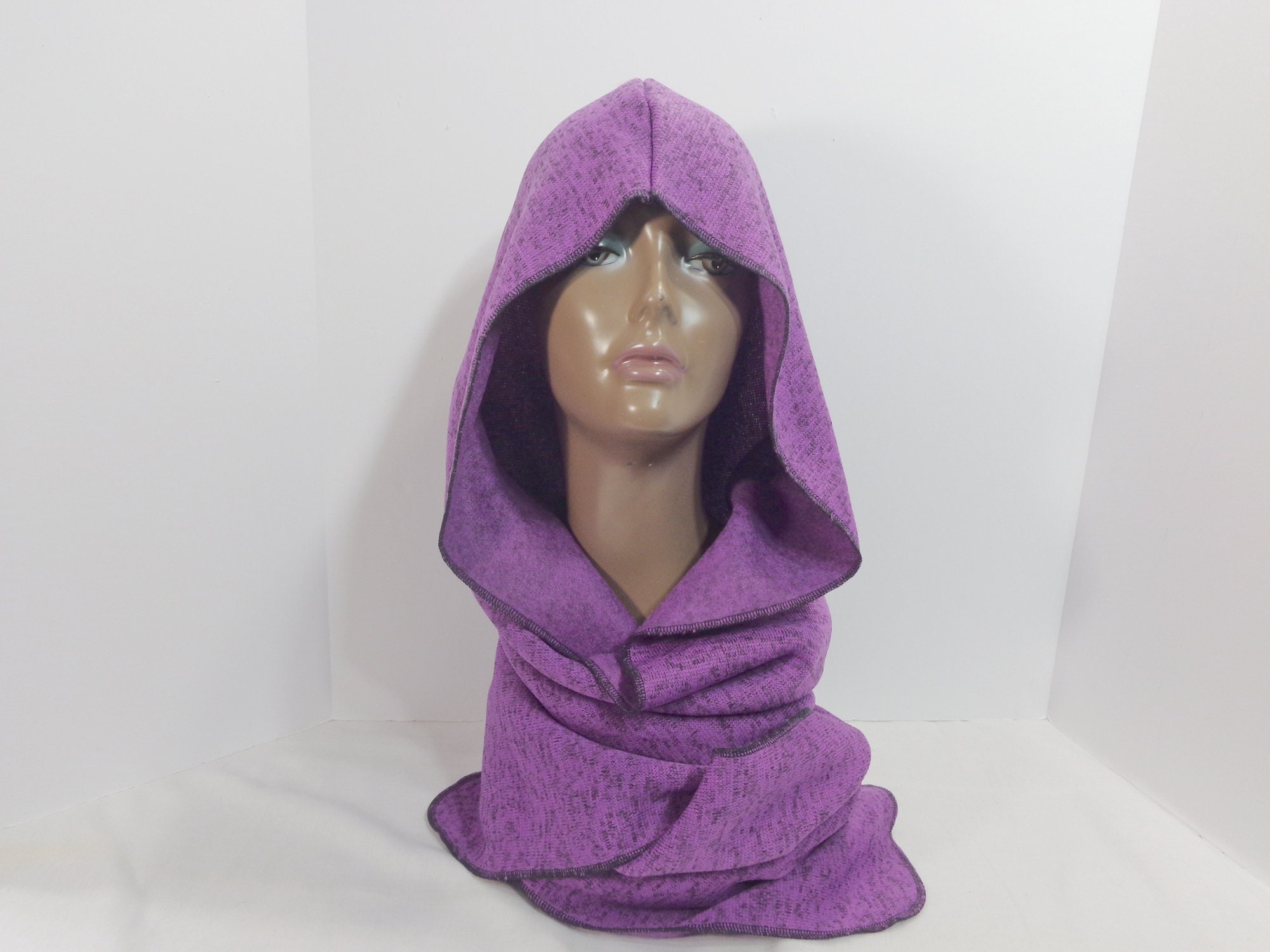 Hoods: Hood/Scarf set one piece garment Hood form fitting | Etsy