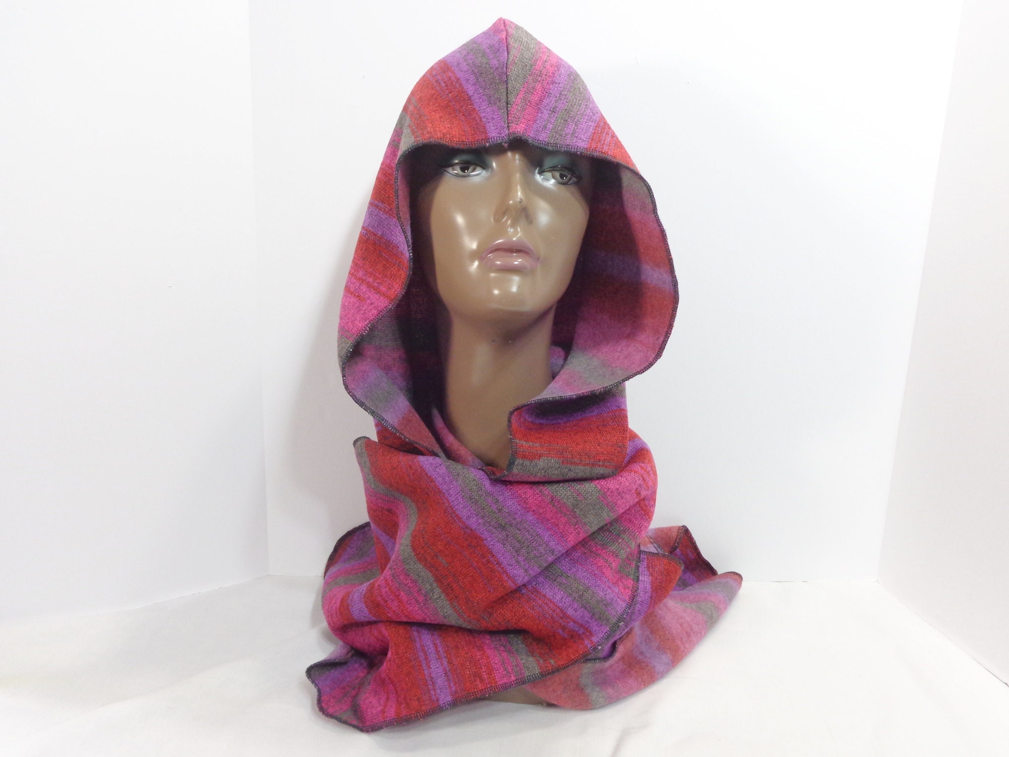 These Hooded / Scarf Sets Come as a One Piece Item. They Are Unique in ...