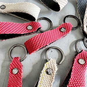 Firefighter Keychain // Used Fire Hose // Gift for Firefighters ...