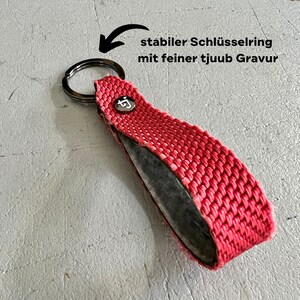 Firefighter Keychain // Used Fire Hose // Gift for Firefighters ...