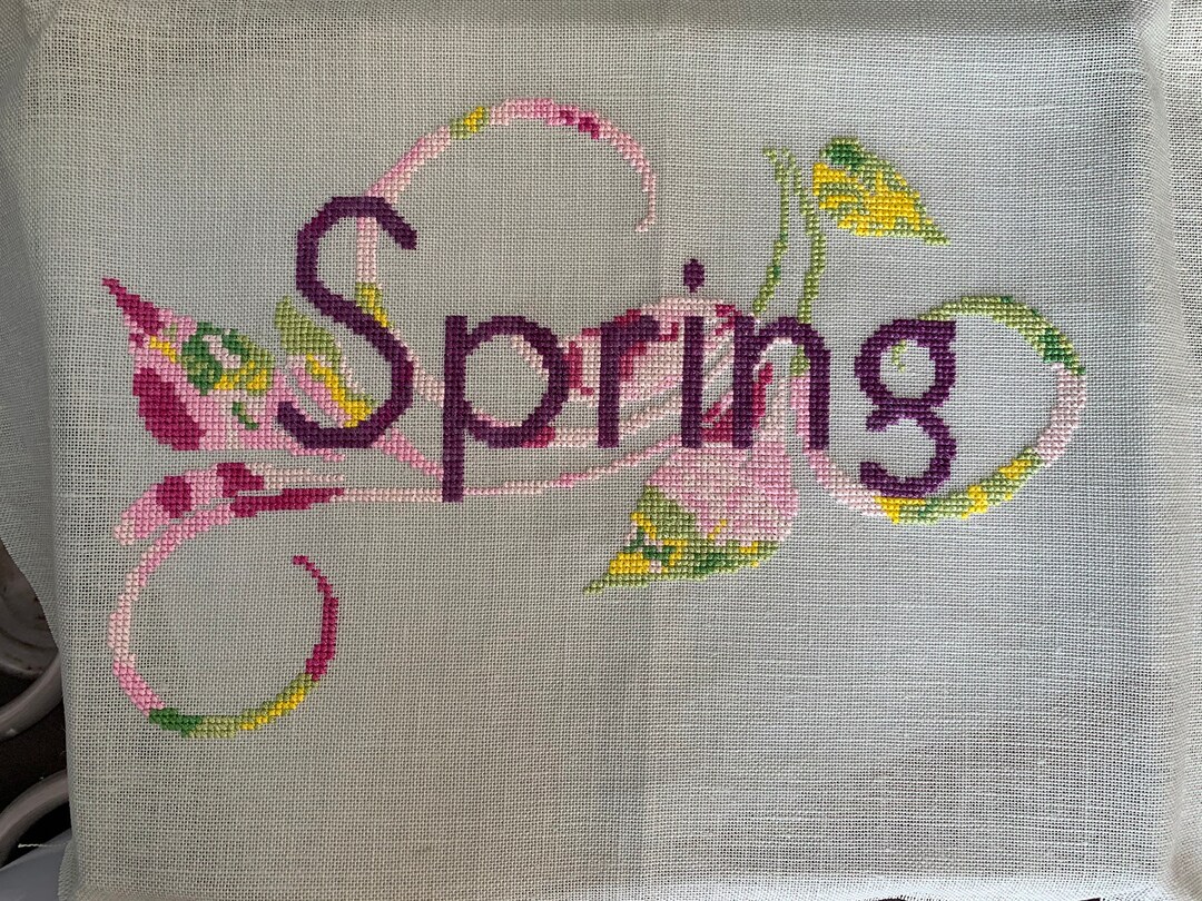 Spring Flourish PDF Cross Stitch Pattern - Etsy