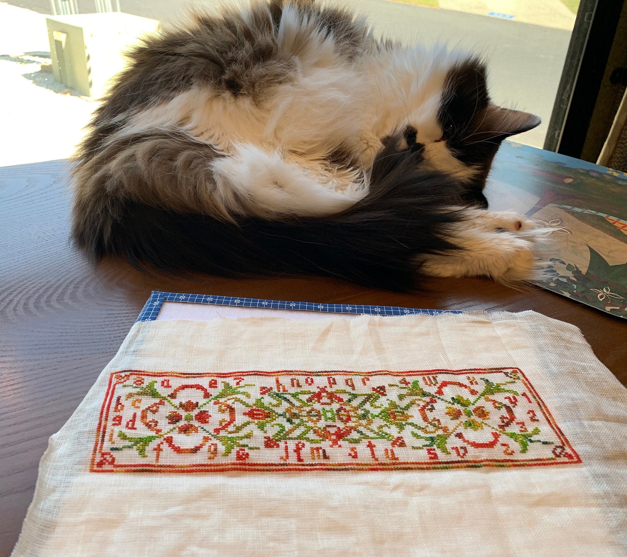 Filigree in Rose PDF Cross Stitch Pattern - Etsy