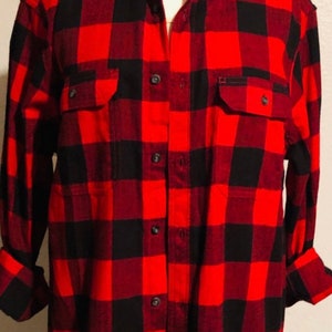 CUSTOM MEDIUM up Cycled Flannel With Lace - Etsy