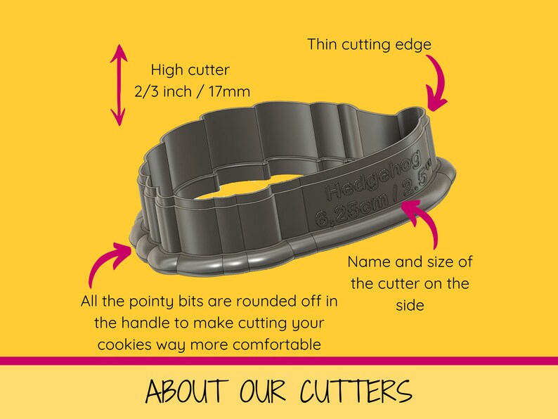 Hedgehog Cutter - Etsy
