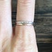 Law of Attraction Handmade Beaten Silver Ring Stacking Ring - Etsy