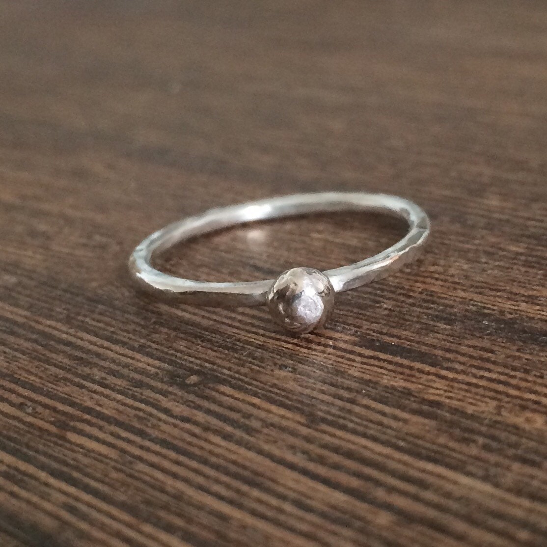 Silver Stacking Rings Stacking Ring Set Simple Stacking - Etsy UK