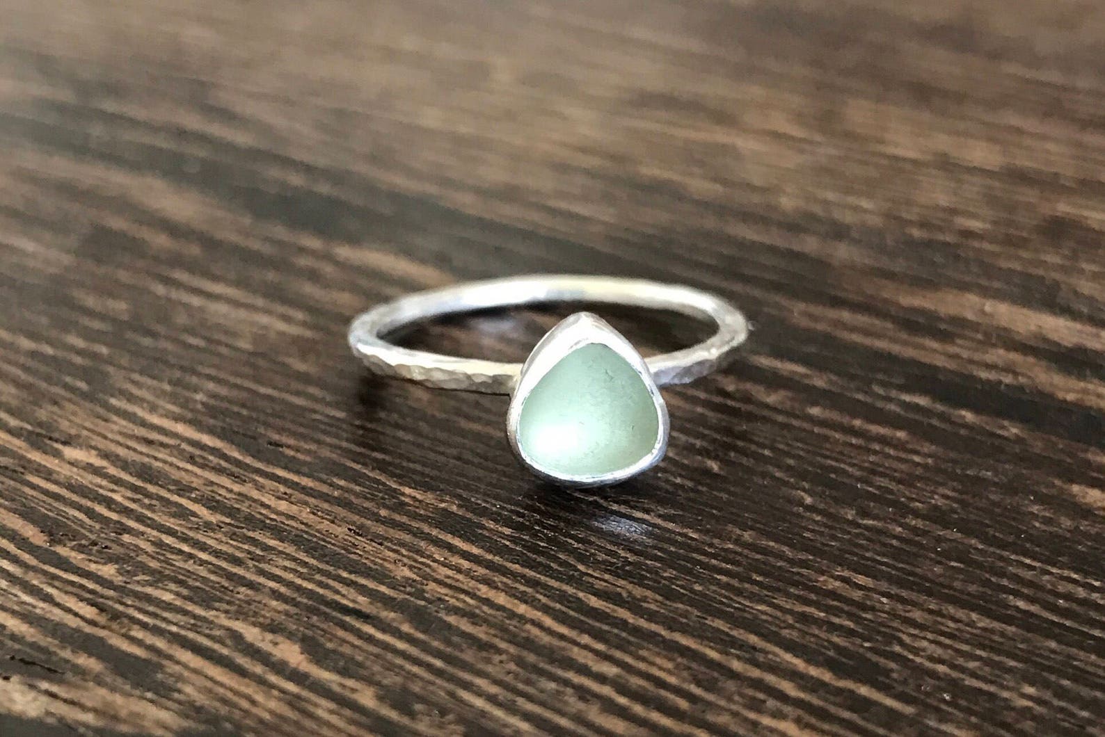 Sea Glass Ring Cornish Seaglass Seaglass Ring Rare Sea - Etsy