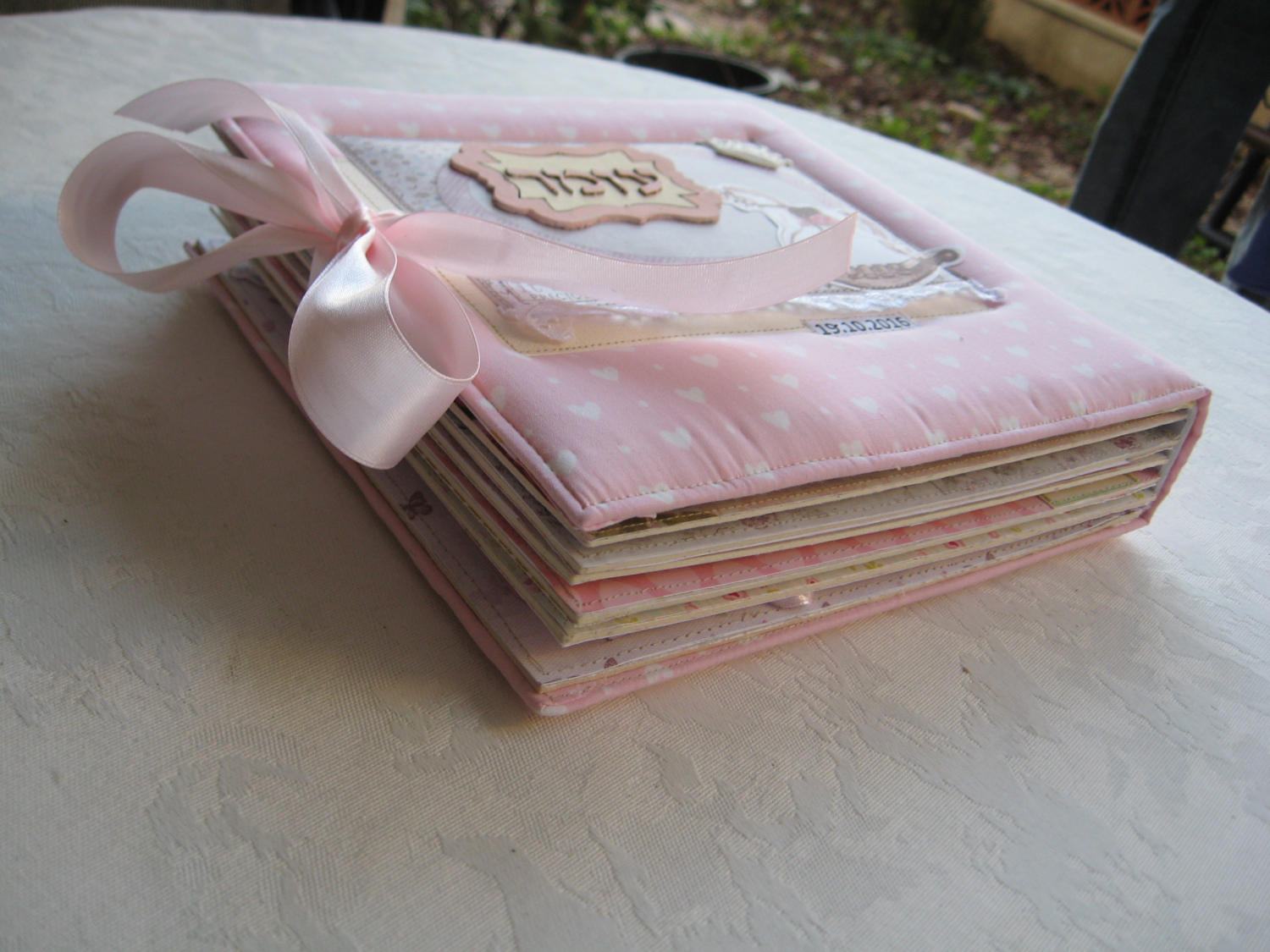 Personalized Baby's First Year Photo Album, Baby Girl Photo Memory Book ...