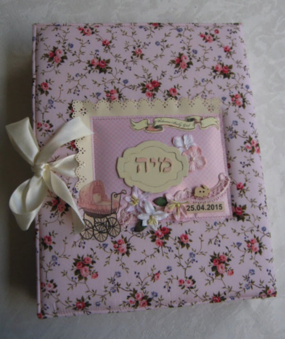 Personalized Baby's First Year Photo Album Baby Girl - Etsy