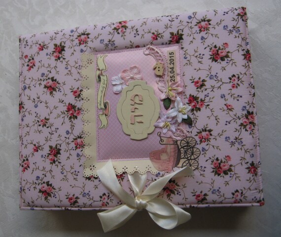 Personalized Baby's First Year Photo Album Baby Girl | Etsy