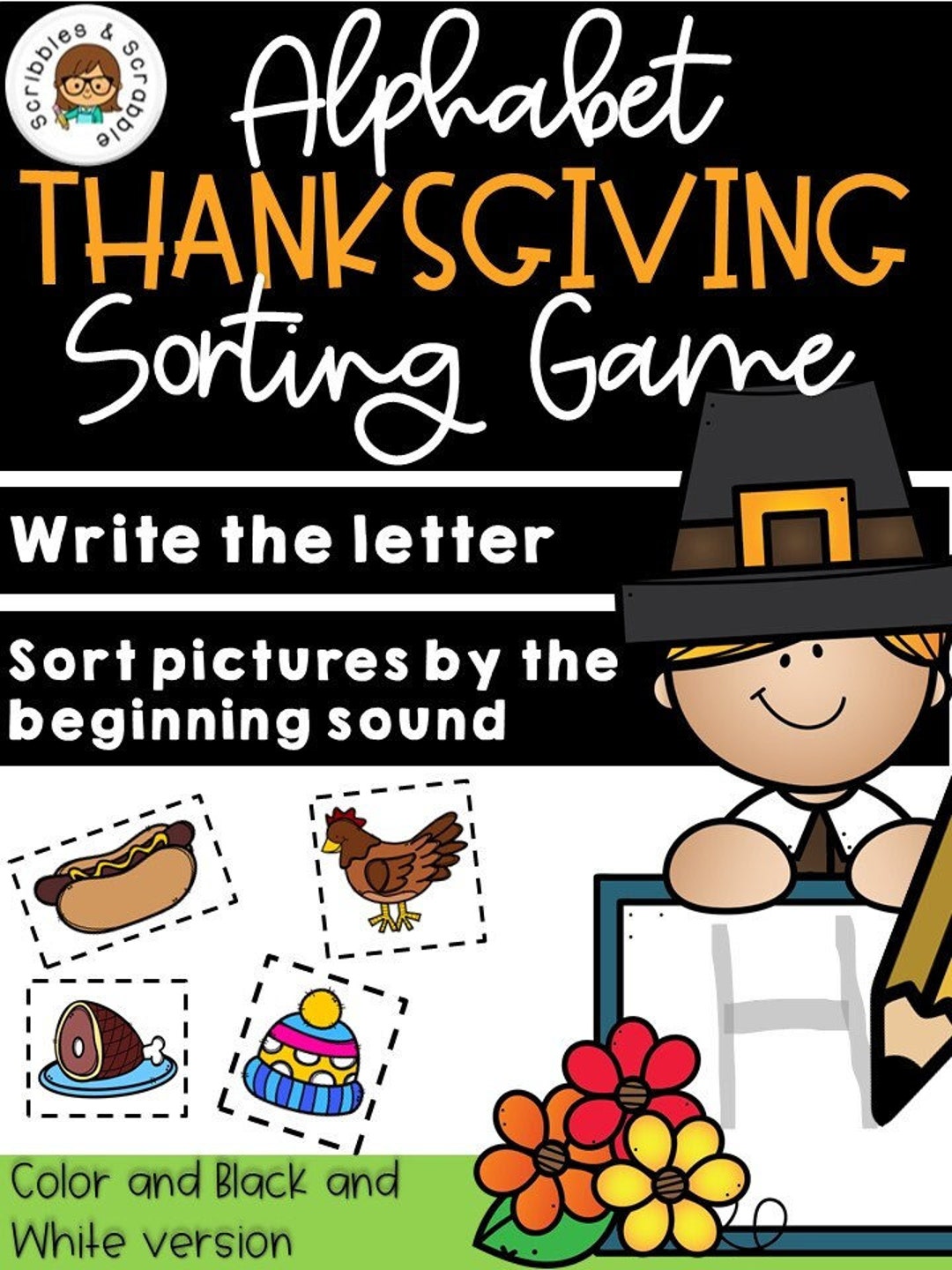 Thanksgiving Beginning Sounds - Etsy