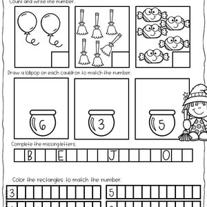 Halloween Activities for Preschool and Kindergarten Homeschool ...