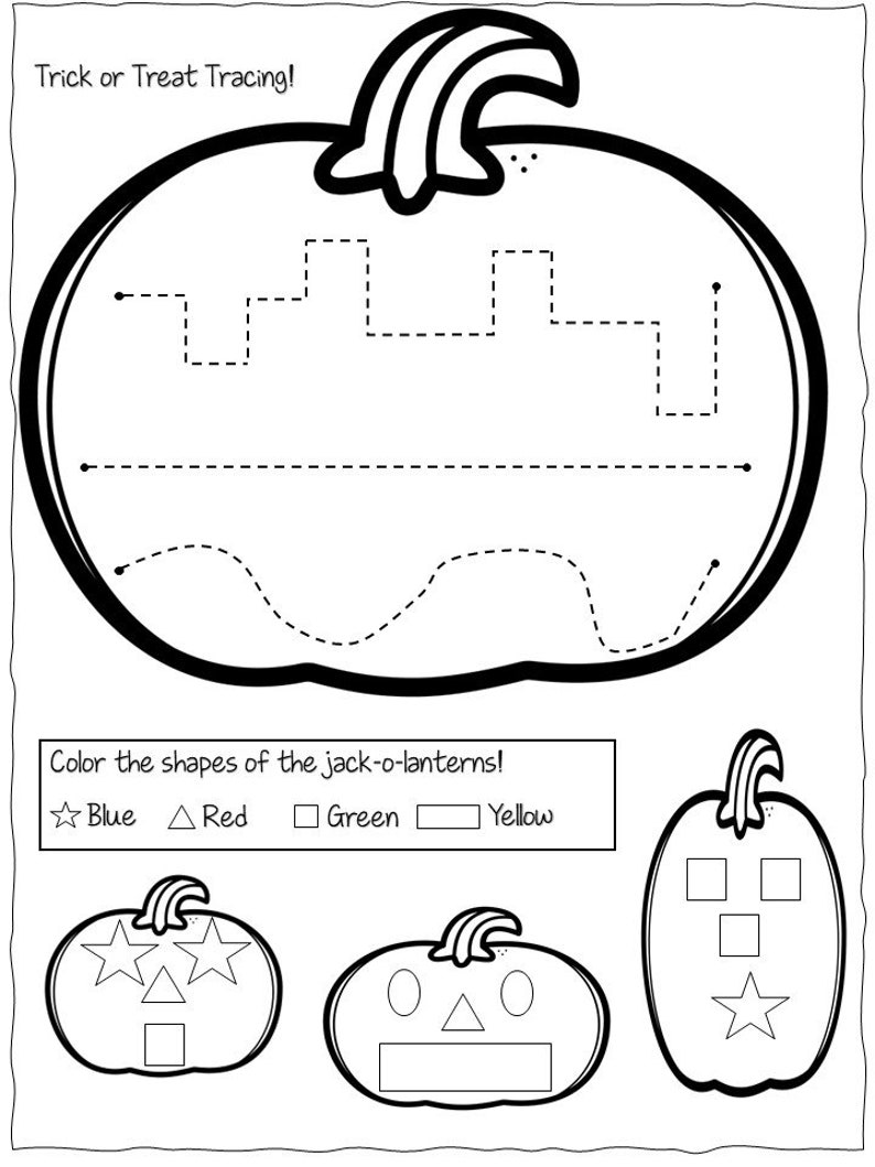 Halloween Activities for Preschool and Kindergarten Homeschool ...