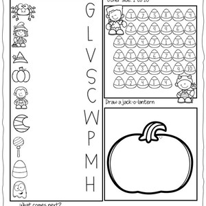 Halloween Activities for Preschool and Kindergarten Homeschool ...