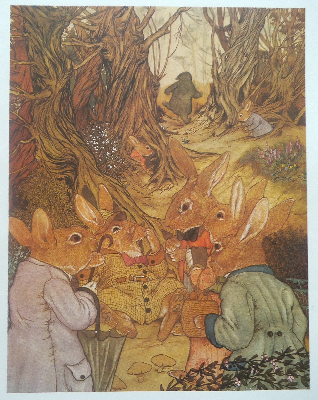 Wind in the Willows Original Vintage Print From 1980 Impatient Mole ...