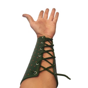 Elven Archery Hand Guard / Medieval Hand Guard / Leather - Etsy