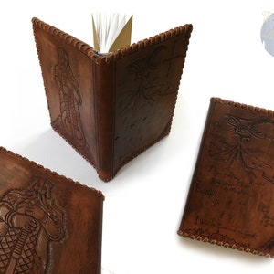 Witch Leather Book Magician Book Journal Notebook - Etsy