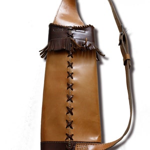 Back Traditional Quiver / Indian Quiver / Bison Quiver - Etsy