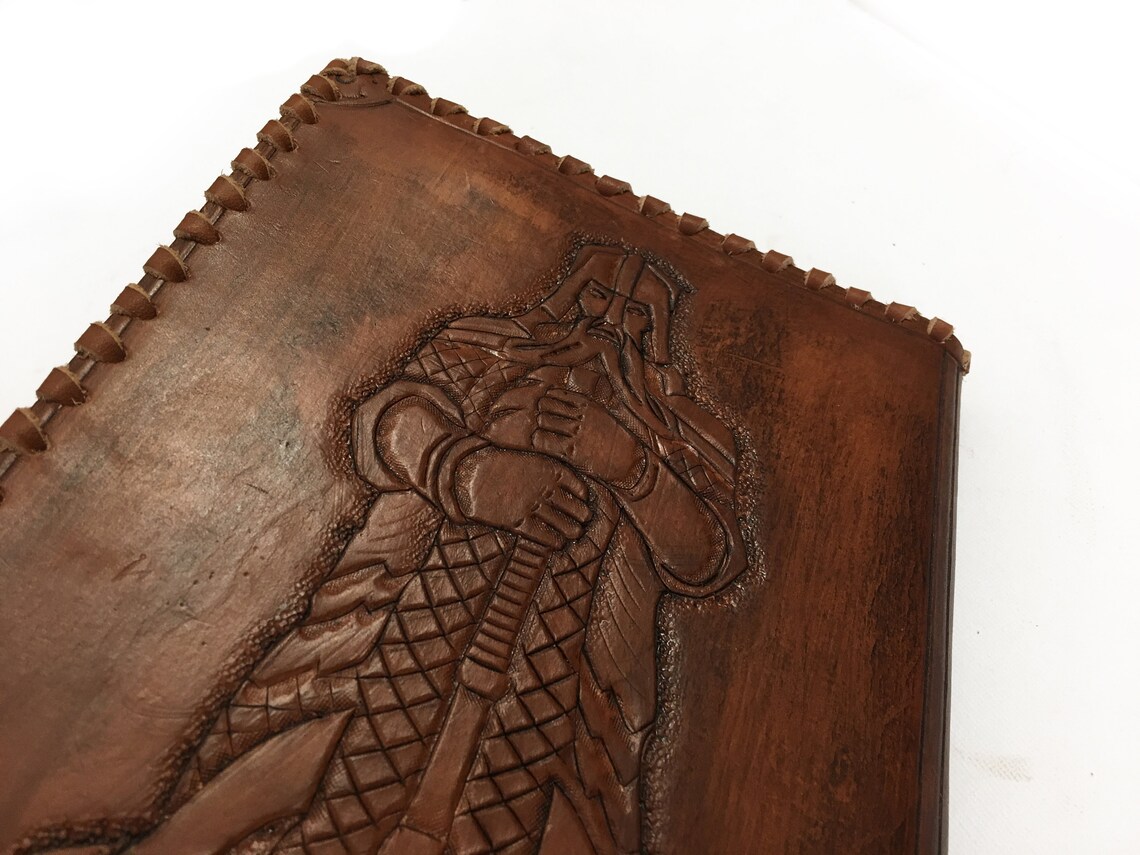 Witch Leather Book Magician Book Journal Notebook - Etsy
