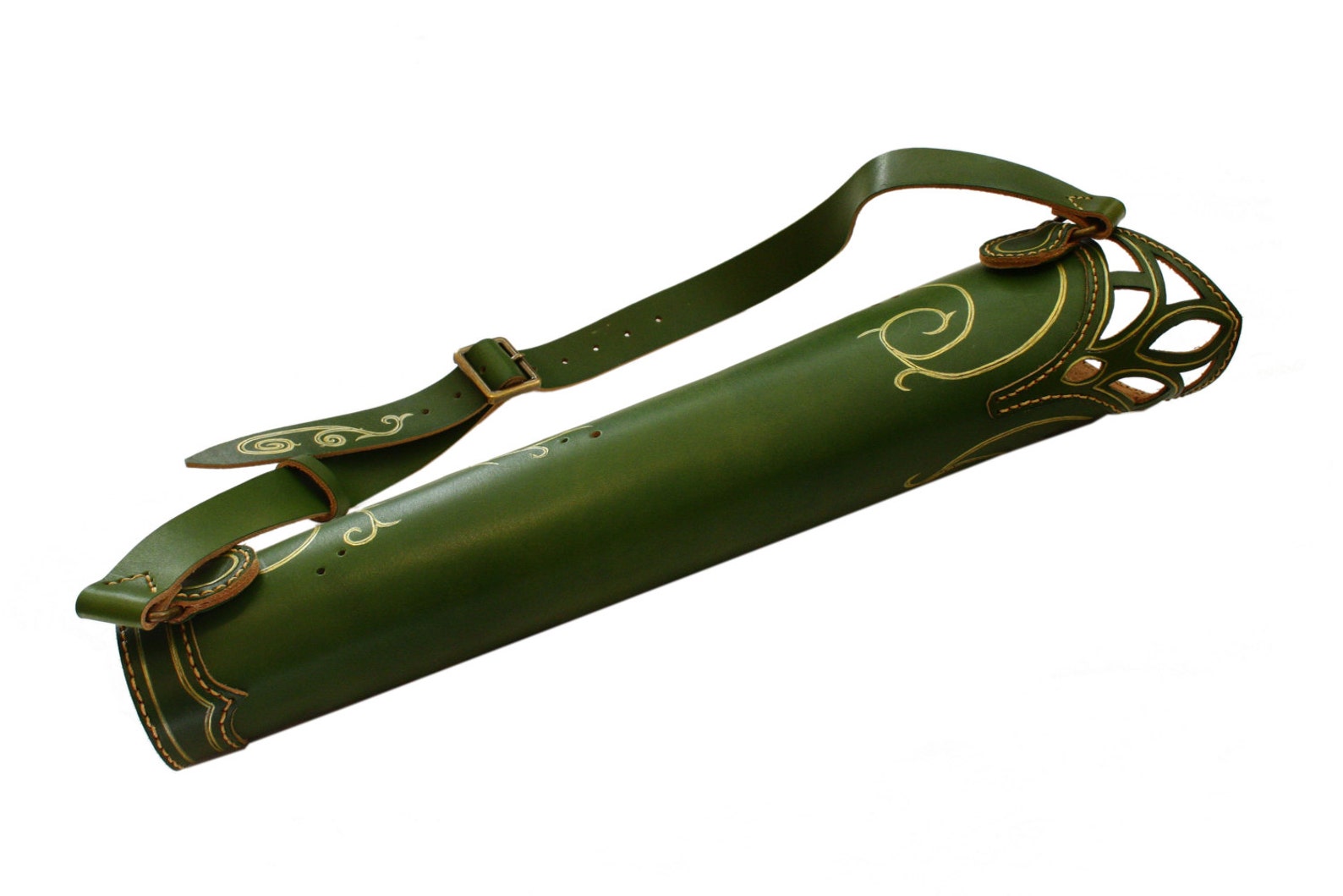 Forest Elven Quiver / Fantasy Quiver Leather / Cost Play - Etsy