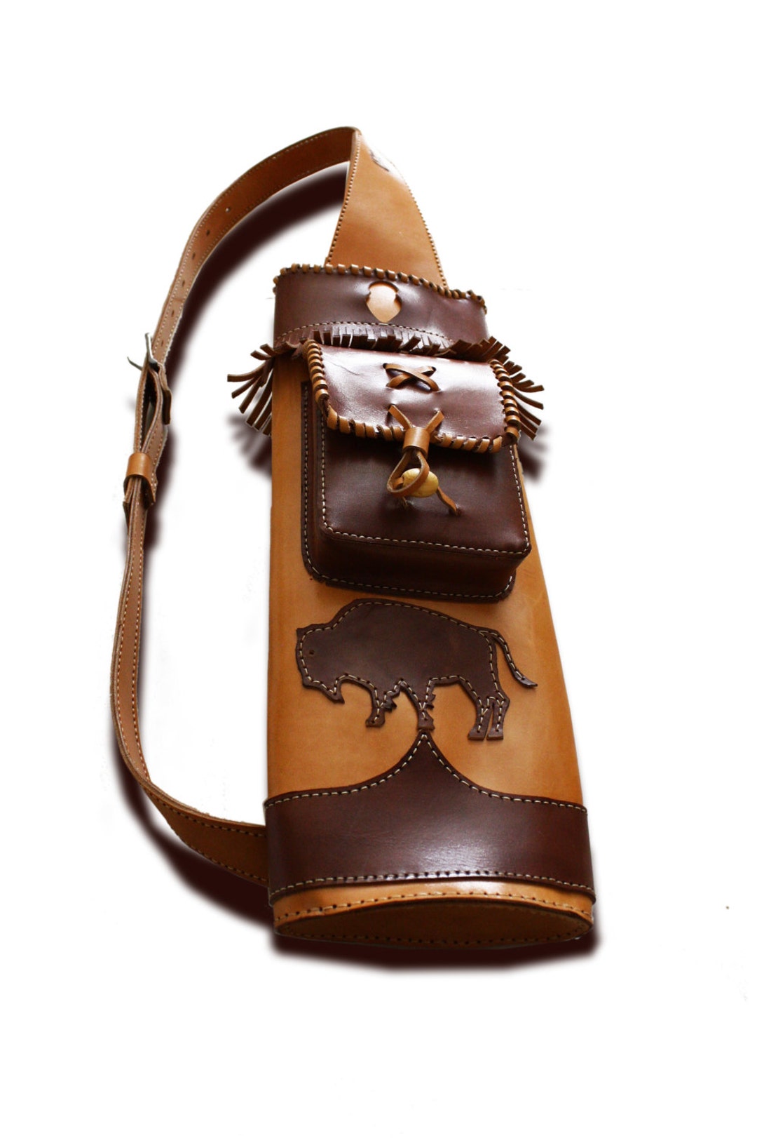 Back Traditional Quiver / Indian Quiver / Bison Quiver - Etsy