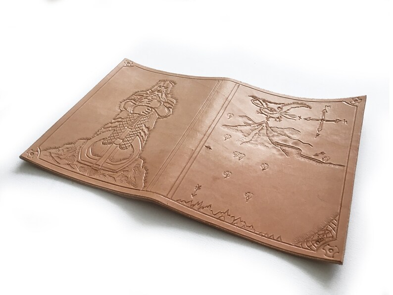 Witch Leather Book Magician Book Journal Notebook - Etsy