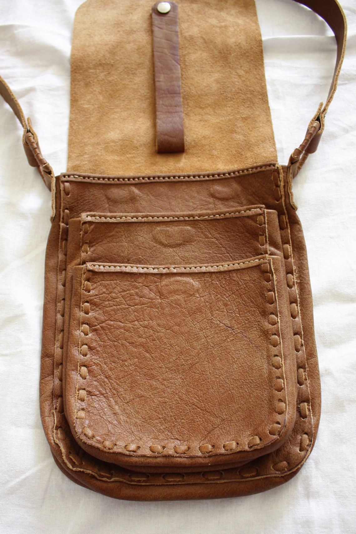 Goa Shoulder Bag Leather Handmade Bag Shoulder Bag Handmade Bag Hippie ...