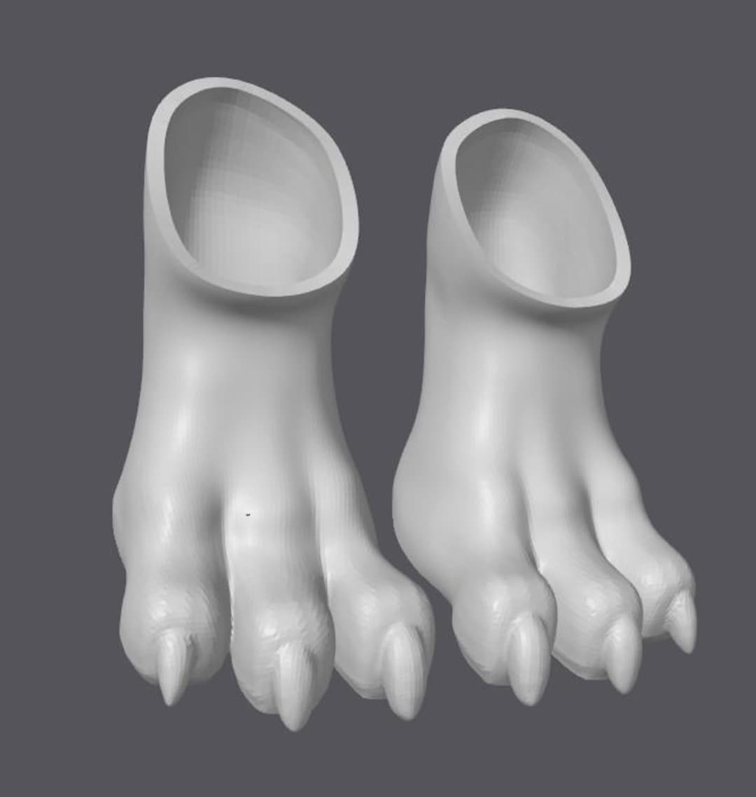 3D File Dragon Feetpaws – DIY for Individual Dragon Footpaws - Etsy