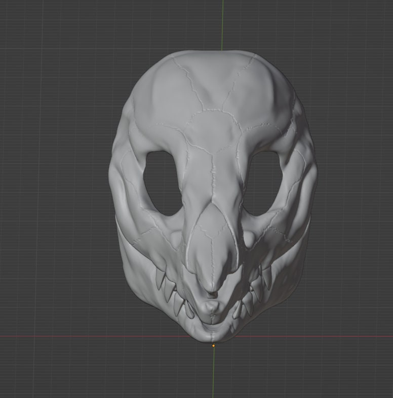 3D Sergal Skull Base - Etsy