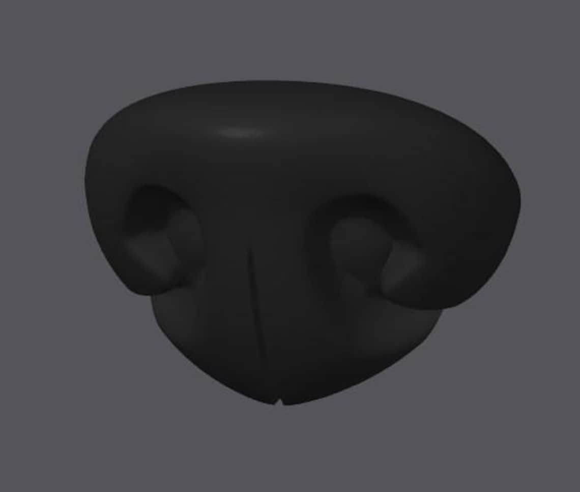 Digital 3D File – Fursuit Nose (STL File) - Etsy