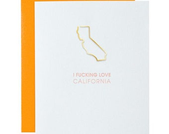 Wish You Were Here North Carolina Paper Clip Letterpress Card - Etsy