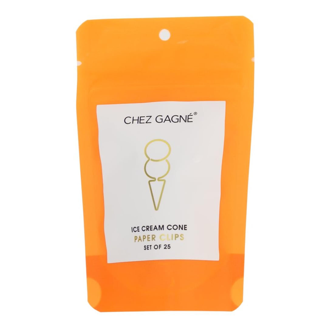 Paper Clip Pack - Ice Cream Cone Pack of 25 - Etsy
