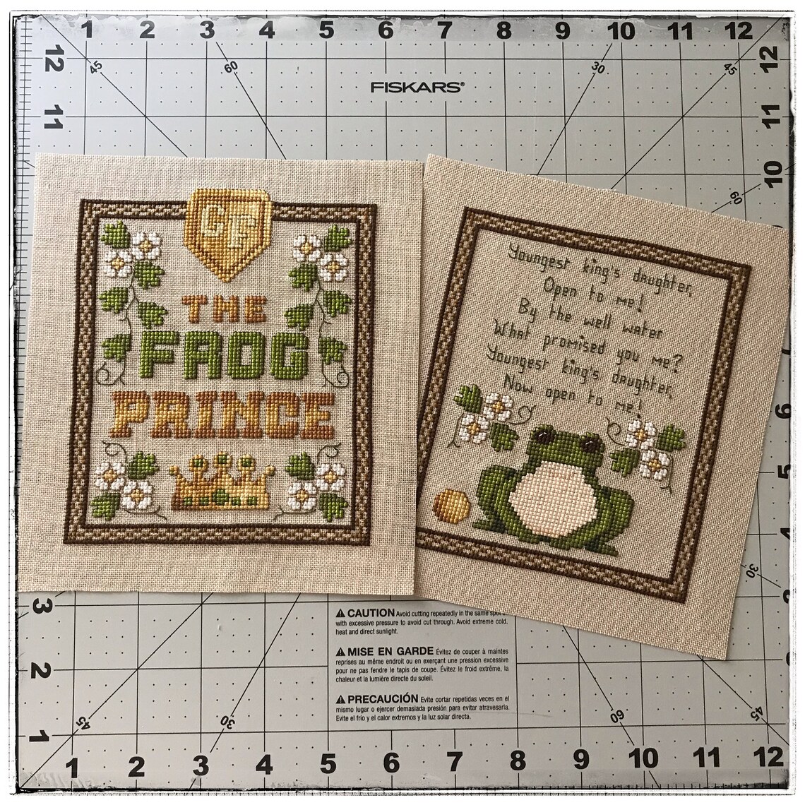 The Frog Prince Storybook Chart, Stitching Book Club - Etsy