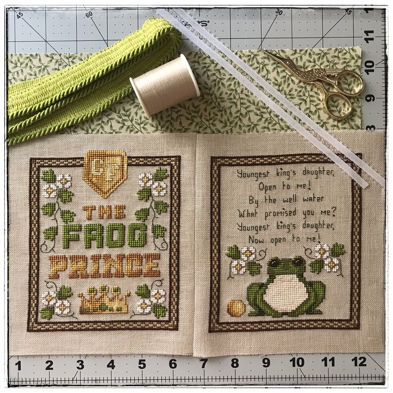 The Frog Prince Storybook Chart Stitching Book Club - Etsy Australia