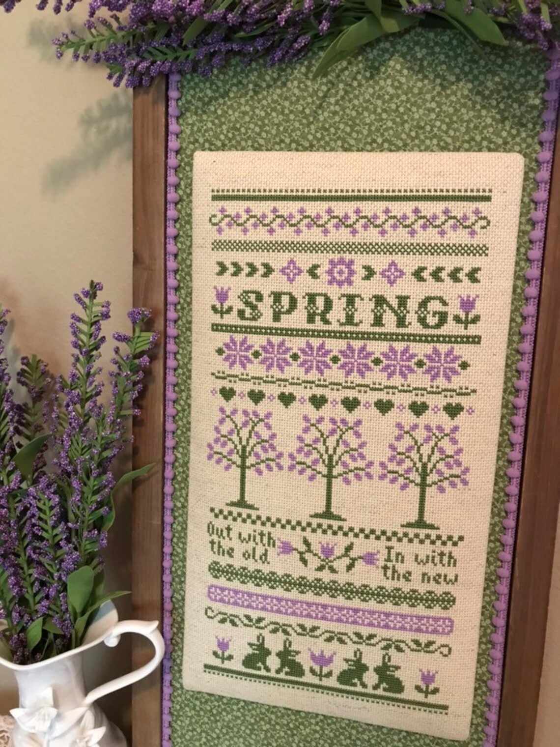 Spring Sampler Cross Stitch Pattern Download - Etsy