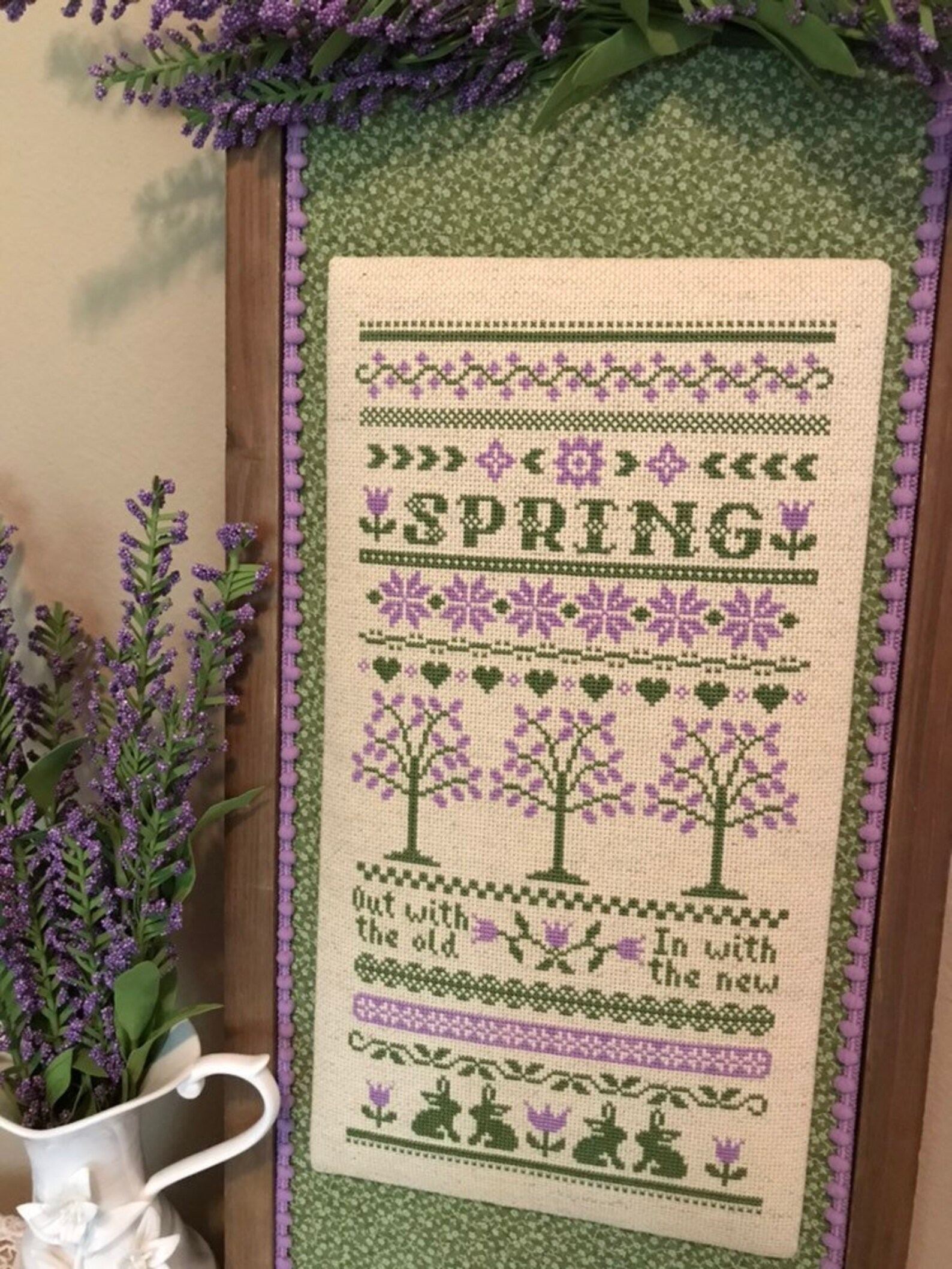 Spring Sampler Cross Stitch Pattern Download - Etsy