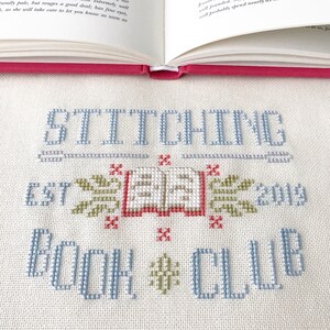 Stitching Book Club Logo Pattern Download - Etsy