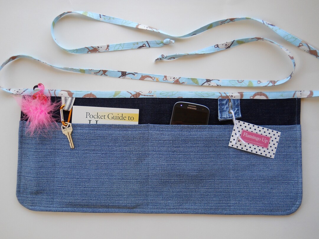 Upcycled Denim Server Apron 15 in Series / Upcycled Denim - Etsy