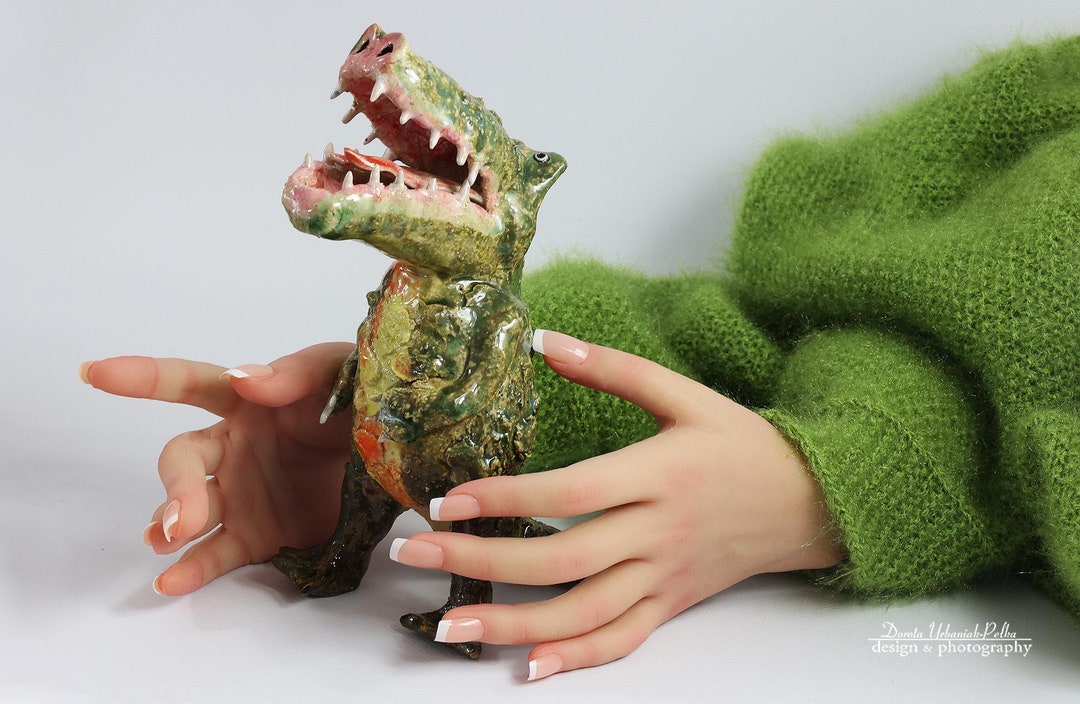 Dragon Discreet Charm of an Insidious Predator Ceramic Sculpture From ...