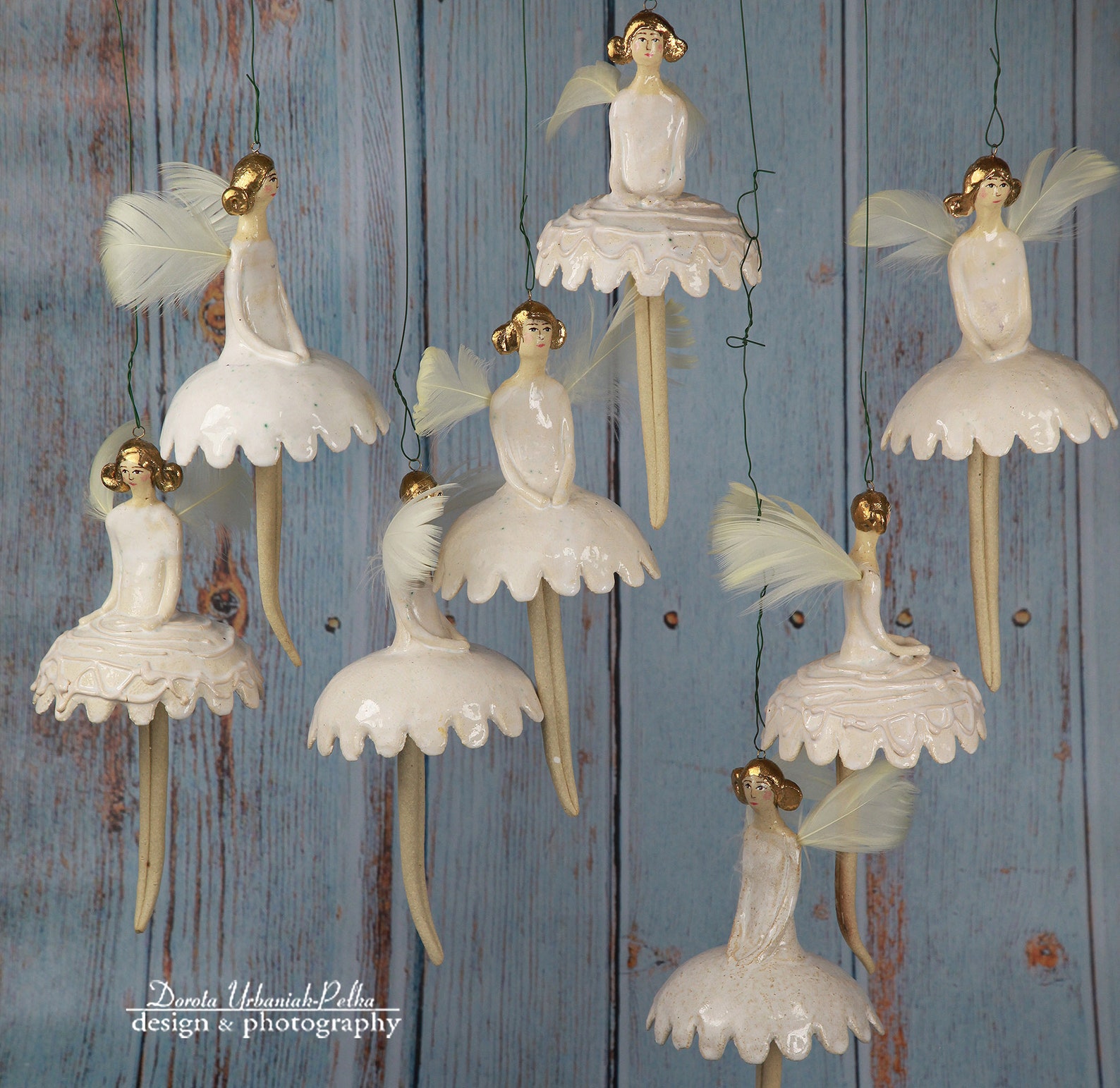 Ceramic Angels Bells to Hang 2 Pieces is a Set - Etsy Canada