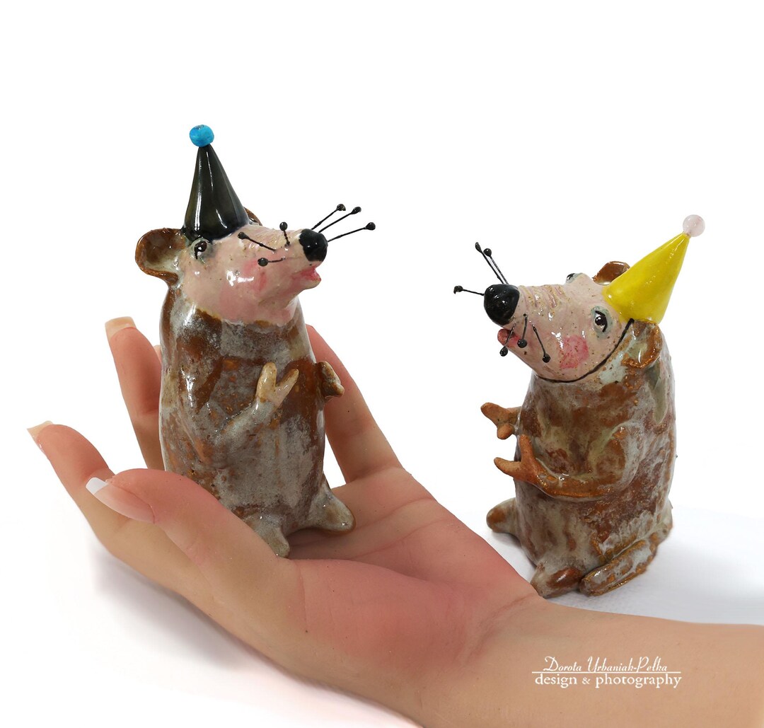 OOAK Ceramic Rat Figurines: Royal Guard Set, Parallel World Collection ...
