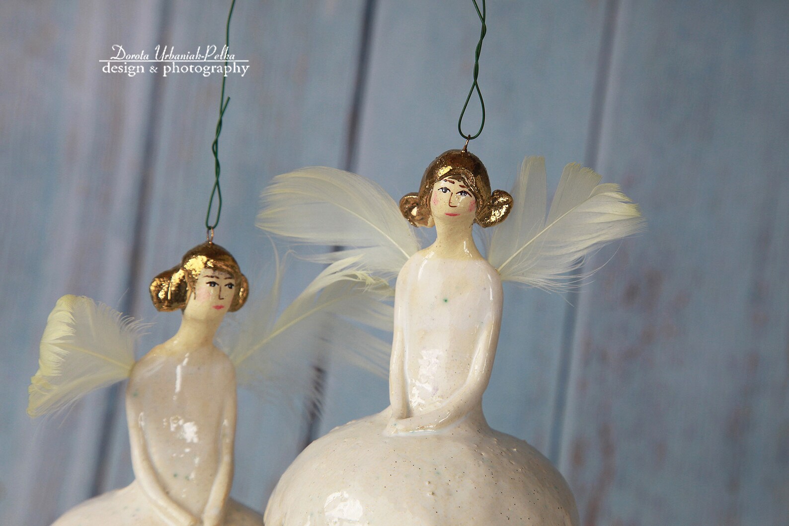 Ceramic Angels Bells to Hang 2 Pieces is a Set - Etsy Canada