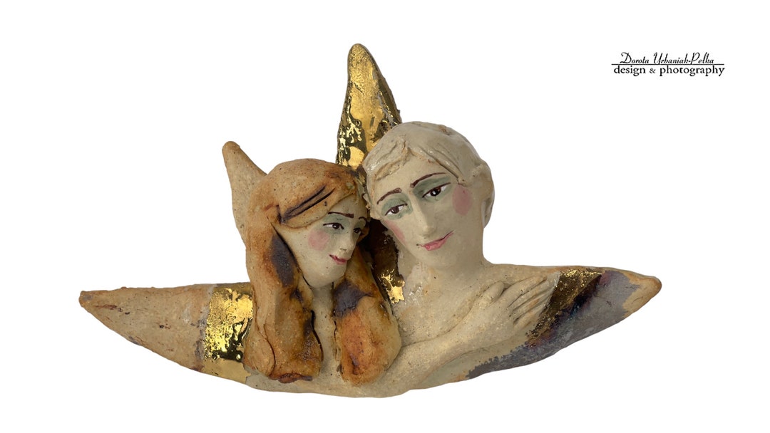 Ceramic Heads of Angels on the Wall Angel Heads to Hang on the Wall ...