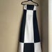 Vintage 1990’s Black and White Checker Print Strapless Formal Ball Gown ...