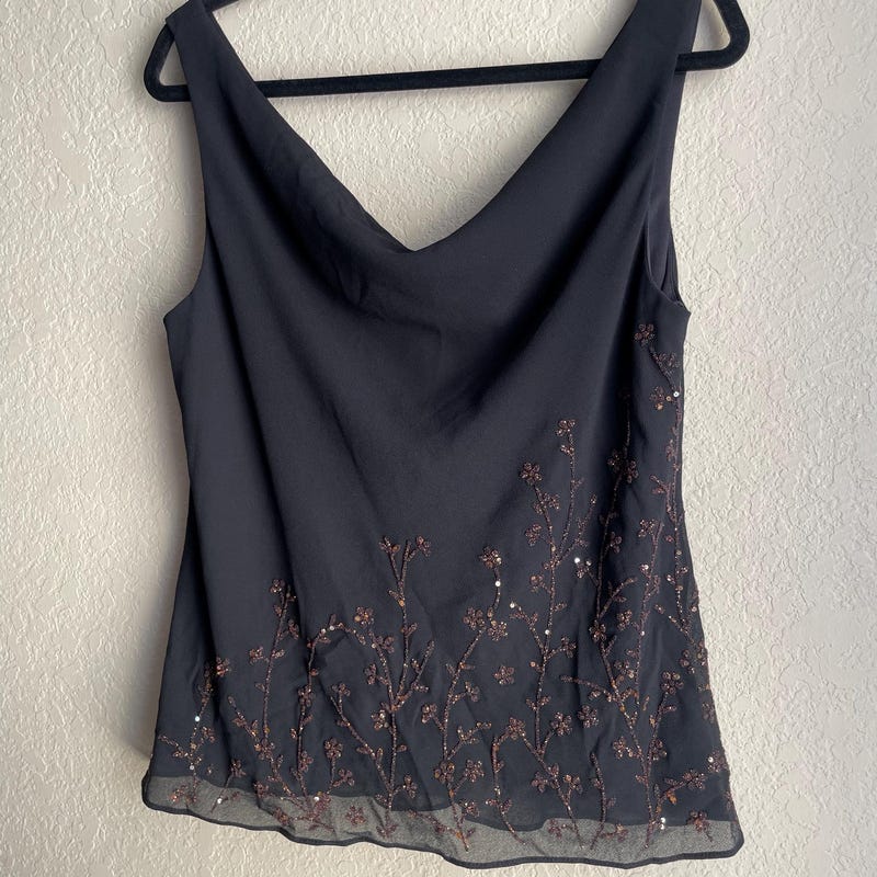 Sheer Overlay Top - Etsy